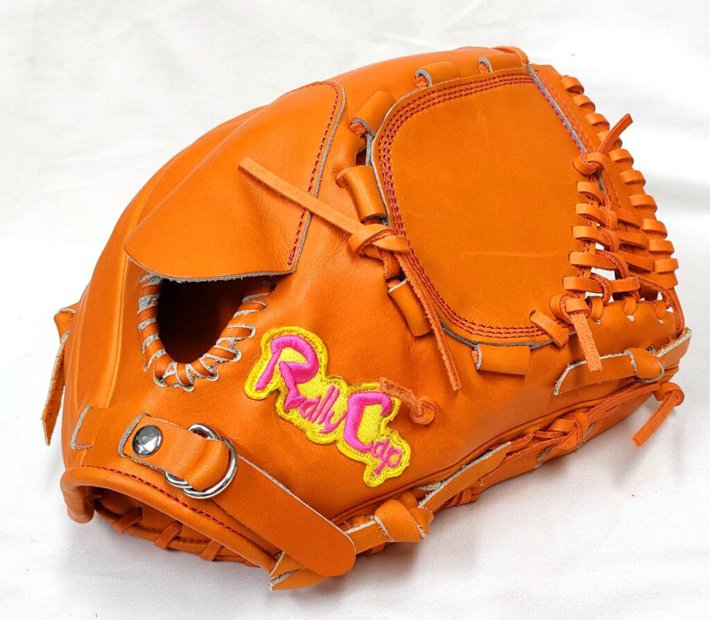 プロ仕様 【Rally Cap（ラリーキャップ）】硬式用グラブ 投手用 RCSTP01 （オレンジ） 日本製 高校野球対応 | Rally ...